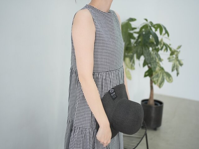 ギンガムチェック ティアードワンピ No.351 | iichi 日々の暮らしを心地よくするハンドメイドやアンティークのマーケットプレイス