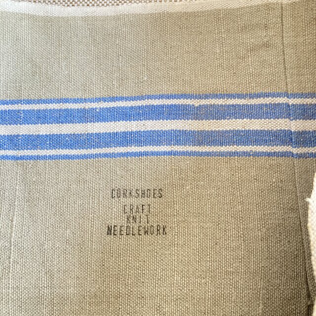 ドイツアンティークリネンクロスのエコトート*#65 | iichi 日々の暮らしを心地よくするハンドメイドやアンティークのマーケットプレイス