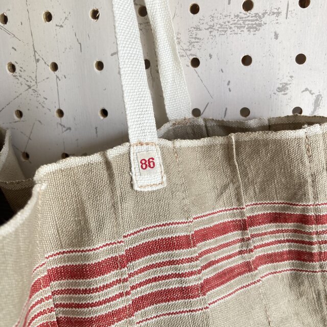 ドイツアンティークリネンクロスのエコトート*#86 | iichi 日々の暮らしを心地よくするハンドメイドやアンティークのマーケットプレイス