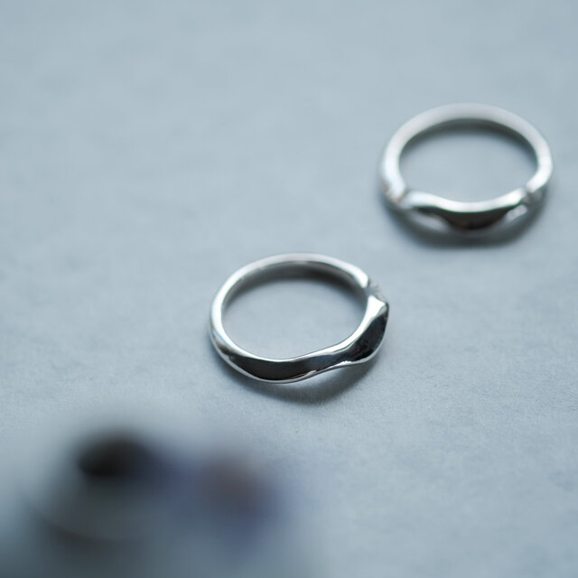 さざ波 リング シルバー925 | iichi 日々の暮らしを心地よくするハンドメイドやアンティークのマーケットプレイス