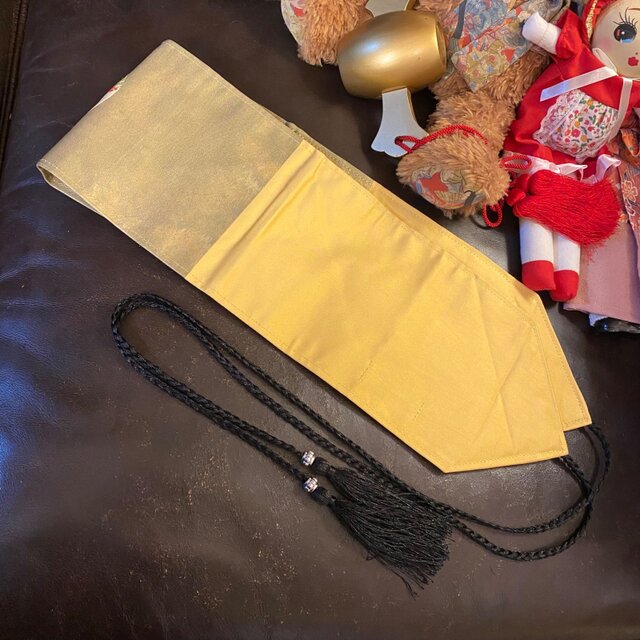 着物 リメイク ロング ワンピース ドレス 洗える 化繊 名古屋帯サッシュベルト 和洋折衷 KW-954 | iichi 日々の暮らしを心地よくするハンドメイドやアンティークのマーケットプレイス