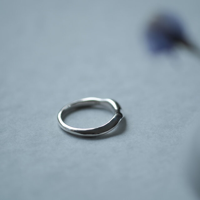 さざ波 リング シルバー925 メンズ ユニセックス | iichi 日々の暮らしを心地よくするハンドメイドやアンティークのマーケットプレイス