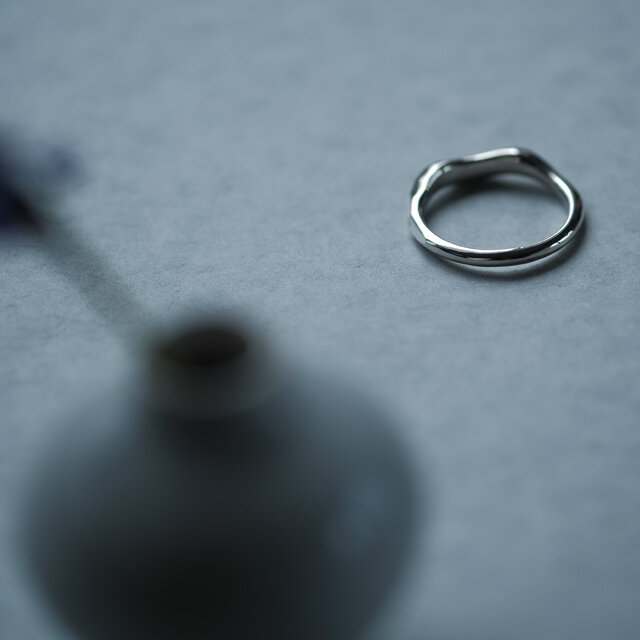 さざ波 リング シルバー925 メンズ ユニセックス | iichi 日々の暮らしを心地よくするハンドメイドやアンティークのマーケットプレイス