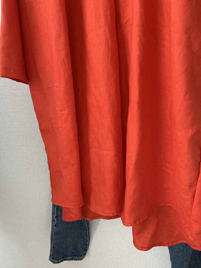 リネンヘンリーネックワンピース | iichi 日々の暮らしを心地よくするハンドメイドやアンティークのマーケットプレイス