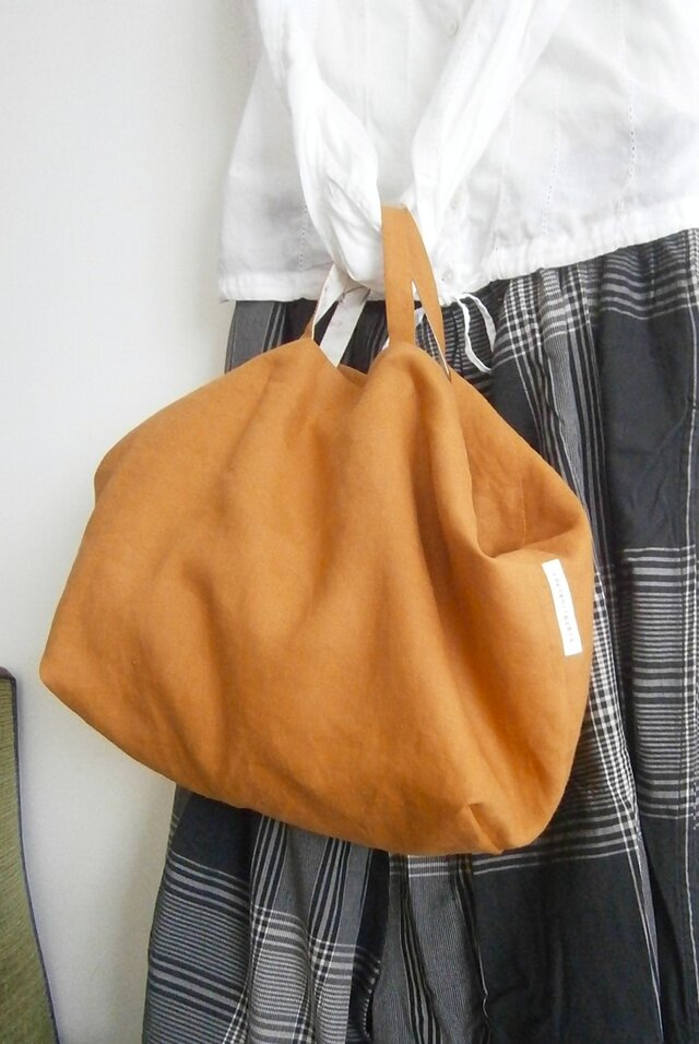 OrangeLinen×花cotton Bag＆pouch | iichi 日々の暮らしを心地よくするハンドメイドやアンティークのマーケットプレイス