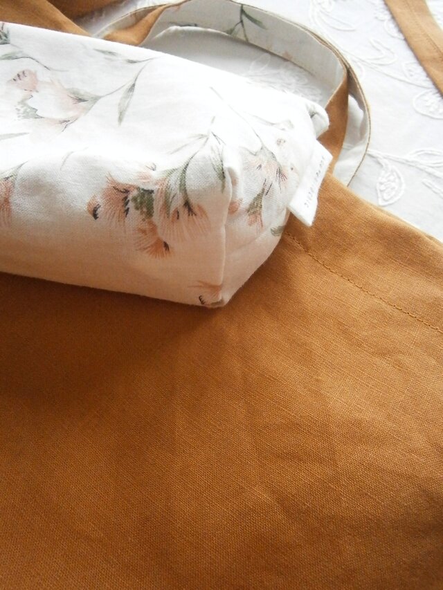 OrangeLinen×花cotton Bag＆pouch | iichi 日々の暮らしを心地よくするハンドメイドやアンティークのマーケットプレイス