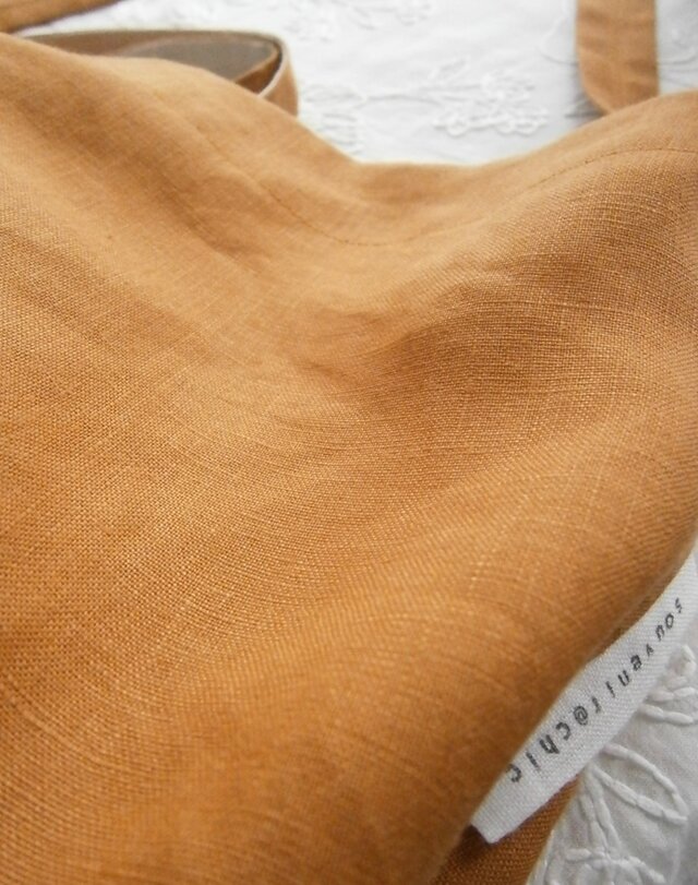 OrangeLinen×花cotton Bag＆pouch | iichi 日々の暮らしを心地よくするハンドメイドやアンティークのマーケットプレイス