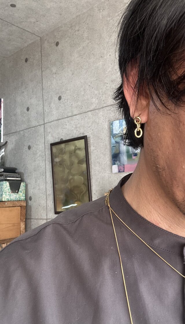 ピアス「0」 | iichi 日々の暮らしを心地よくするハンドメイドやアンティークのマーケットプレイス