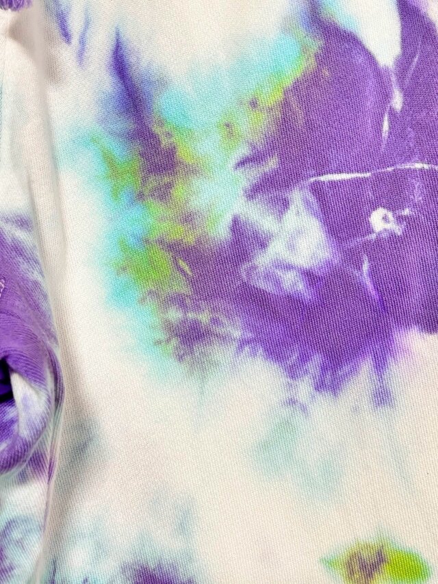 タイダイ スウェットパンツ Lサイズ パープル×ブルー×ブラウン HD23-87 | iichi 日々の暮らしを心地よくするハンドメイドやアンティークのマーケットプレイス