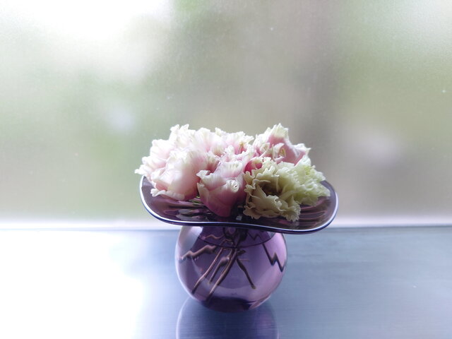 花瓶～fuwari nero miniminimini～透明カラー | iichi 日々の暮らしを心地よくするハンドメイドやアンティークのマーケットプレイス