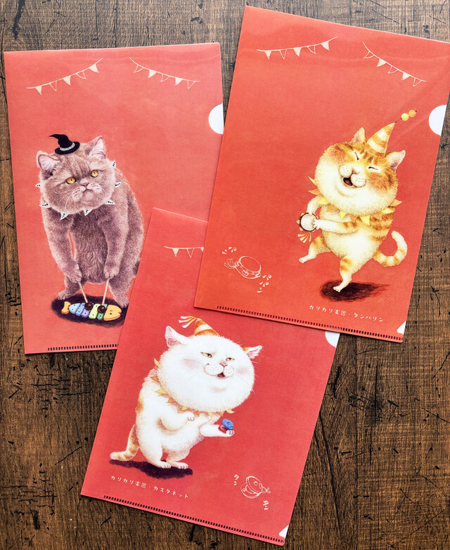 クリアファイル〈A5サイズ〉カスタネット | iichi 日々の暮らしを心地よくするハンドメイドやアンティークのマーケットプレイス