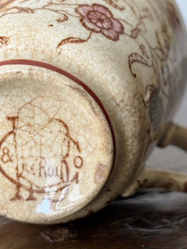 ショワジールロワ Choisy le Roi カップ シノワズリ フランス アンティーク b 0501294 | iichi 日々の暮らしを心地よくするハンドメイドやアンティークのマーケットプレイス