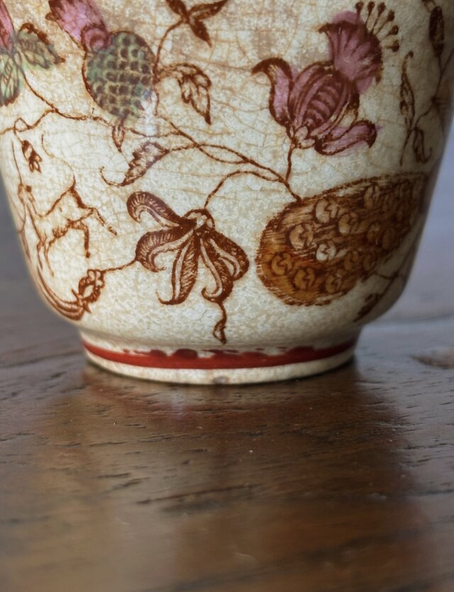 ショワジールロワ Choisy le Roi カップ シノワズリ フランス アンティーク b 0501294 | iichi 日々の暮らしを心地よくするハンドメイドやアンティークのマーケットプレイス