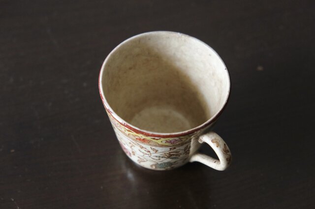 ショワジールロワ Choisy le Roi カップ シノワズリ フランス アンティーク b 0501294 | iichi 日々の暮らしを心地よくするハンドメイドやアンティークのマーケットプレイス