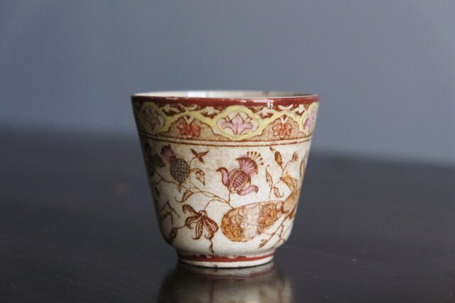 ショワジールロワ Choisy le Roi カップ シノワズリ フランス アンティーク b 0501294 | iichi 日々の暮らしを心地よくするハンドメイドやアンティークのマーケットプレイス