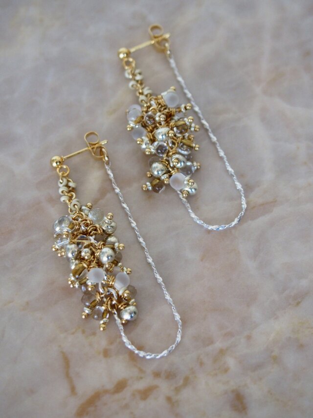 " Lupinus " - glass beads - | iichi 日々の暮らしを心地よくするハンドメイドやアンティークのマーケットプレイス