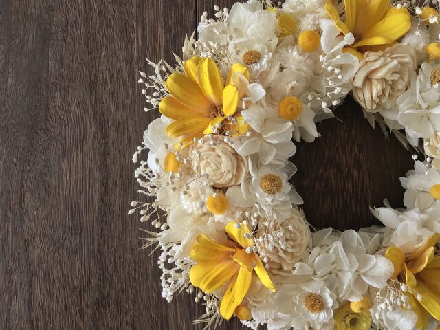 ミニリースJ(16cm) | iichi 日々の暮らしを心地よくするハンドメイドやアンティークのマーケットプレイス