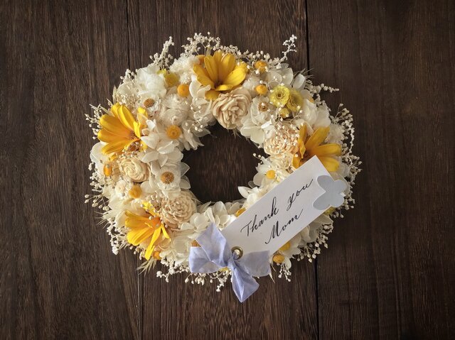 ミニリースJ(16cm) | iichi 日々の暮らしを心地よくするハンドメイドやアンティークのマーケットプレイス