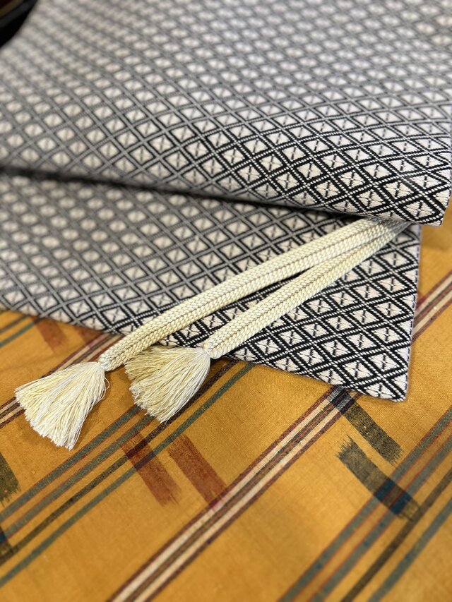 刺し子織のなごや帯 | iichi 日々の暮らしを心地よくするハンドメイドやアンティークのマーケットプレイス