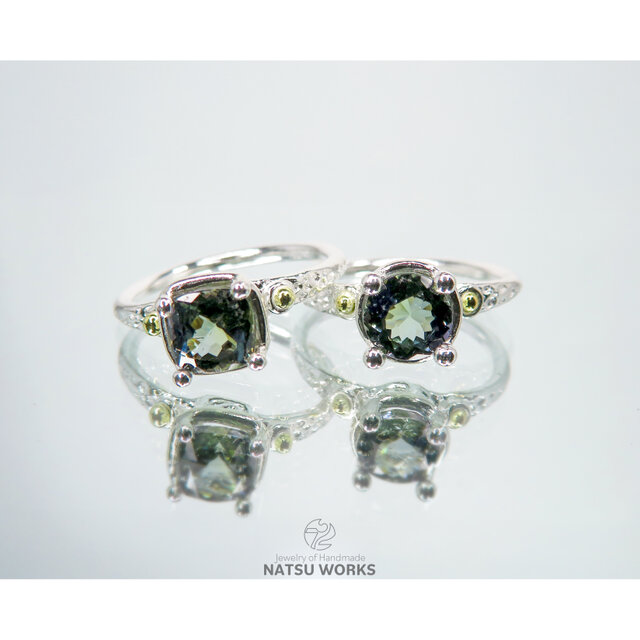 タンザナイト リング / unheated Tanzanite with 18k balls Ring o | iichi 日々の暮らしを心地よくするハンドメイドやアンティークのマーケットプレイス