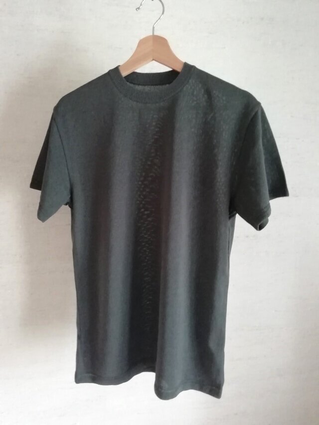 【新作】和紙素材で超快適♡肌が呼吸する♡Tシャツニットプルオーバー チャコール | iichi 日々の暮らしを心地よくするハンドメイドやアンティークのマーケットプレイス