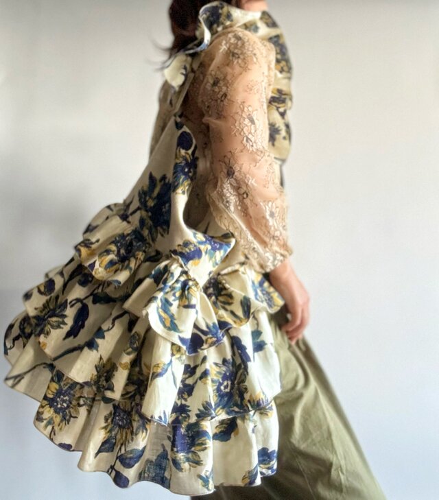 flower frill shoulder bag | iichi 日々の暮らしを心地よくするハンドメイドやアンティークのマーケットプレイス