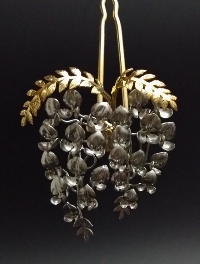 藤の簪No3 (足の長さ11cm) | iichi 日々の暮らしを心地よくするハンドメイドやアンティークのマーケットプレイス