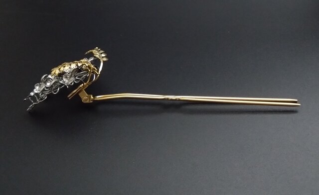 藤の簪No3 (足の長さ11cm) | iichi 日々の暮らしを心地よくするハンドメイドやアンティークのマーケットプレイス