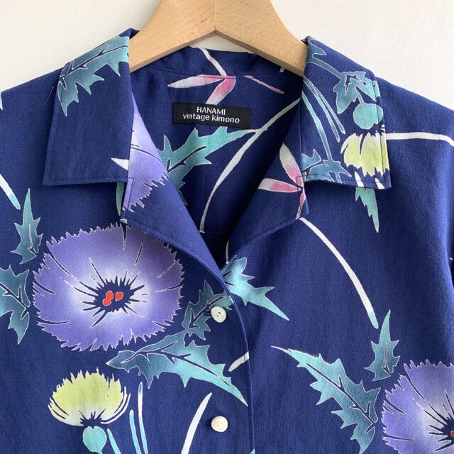 浴衣アロハシャツMLサイズ | iichi 日々の暮らしを心地よくするハンドメイドやアンティークのマーケットプレイス