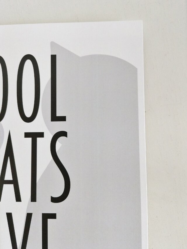 A4ポスター Cool cats | iichi 日々の暮らしを心地よくするハンドメイドやアンティークのマーケットプレイス