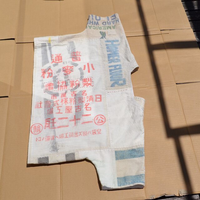 粉袋 チュニック J-107 | iichi 日々の暮らしを心地よくするハンドメイドやアンティークのマーケットプレイス