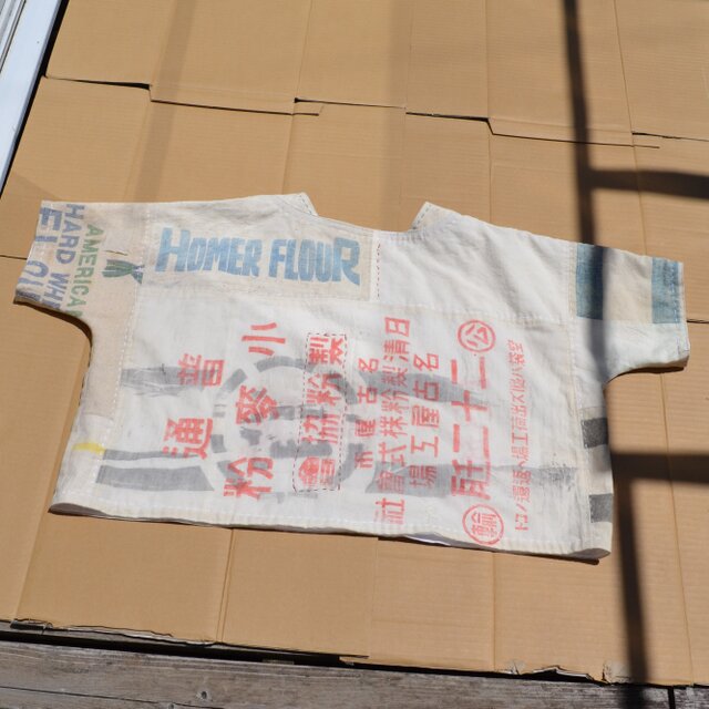 粉袋 チュニック J-107 | iichi 日々の暮らしを心地よくするハンドメイドやアンティークのマーケットプレイス