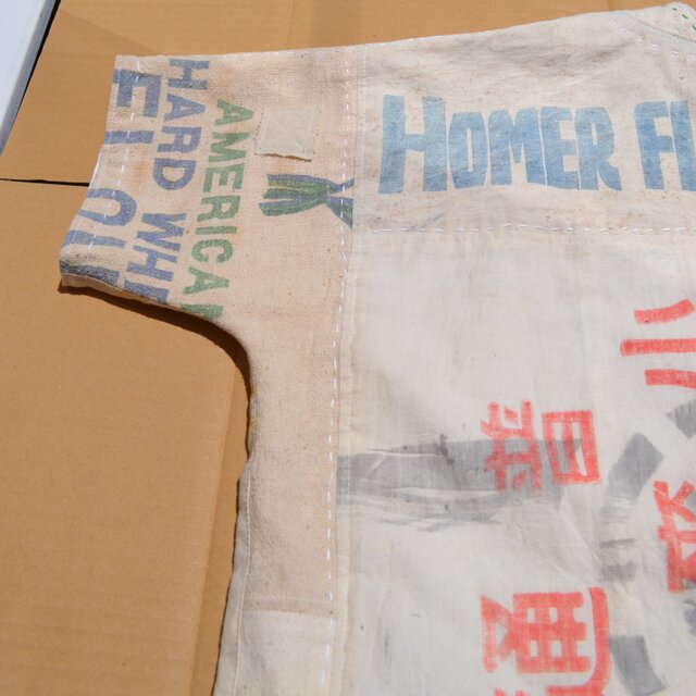 粉袋 チュニック J-107 | iichi 日々の暮らしを心地よくするハンドメイドやアンティークのマーケットプレイス