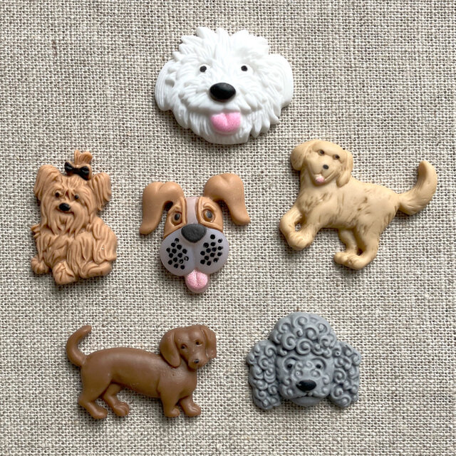アメリカ Dress it Upデコパーツ エンべリッシュメント 6個 ドッグ パルズプードル 犬 いぬ B-2953 | iichi 日々の暮らしを心地よくするハンドメイドやアンティークの ...