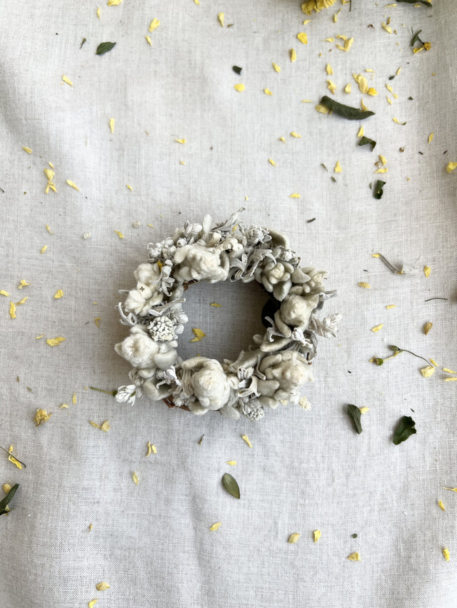 mother's day 2025 miniminiリース【ラムズイヤー】 | iichi 日々の暮らしを心地よくするハンドメイドやアンティークのマーケットプレイス