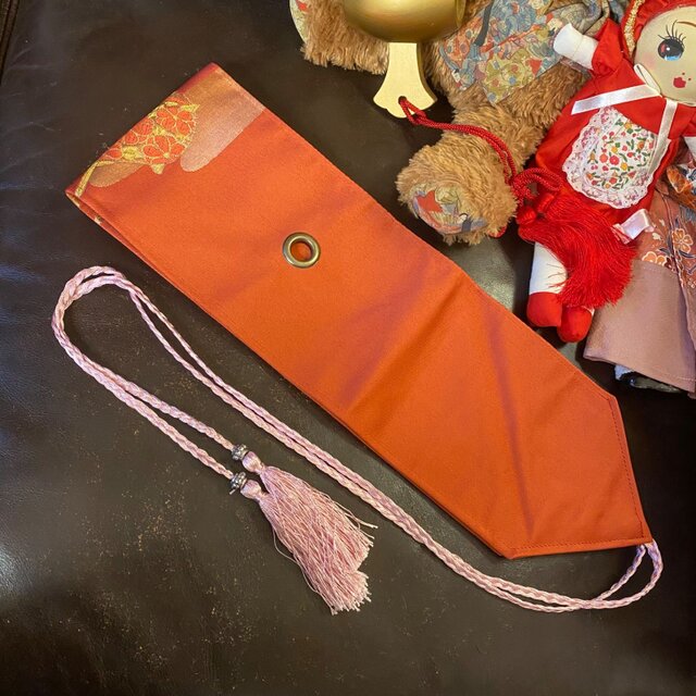 着物リメイク セミロング ワンピース ドレス 洗える 化繊 名古屋帯サッシュベルト 和洋折衷 KW-962 | iichi 日々の暮らしを心地よくするハンドメイドやアンティークのマーケットプレイス