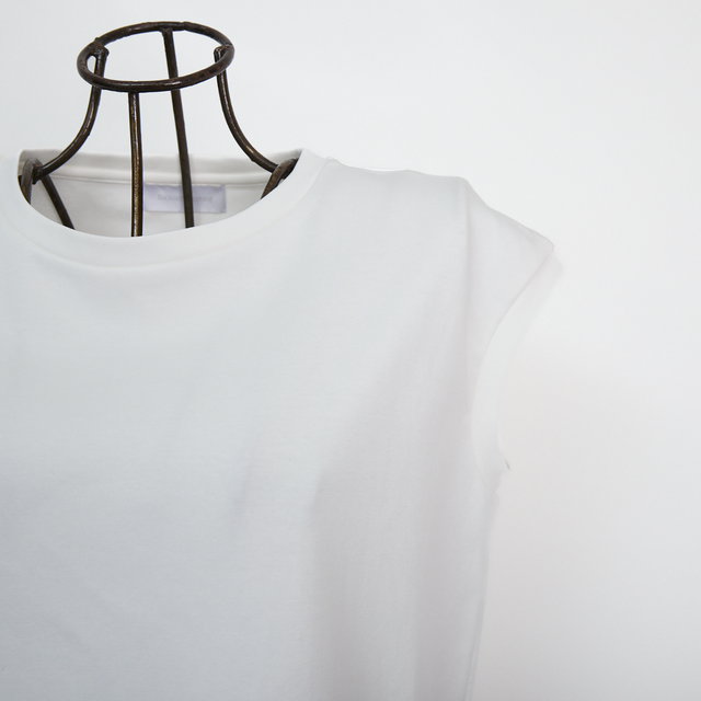 柔らかストレッチ ショートスリーブTee ホワイト 0707WH | iichi 日々の暮らしを心地よくするハンドメイドやアンティークのマーケットプレイス