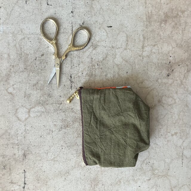 北欧模様のちょこっとポーチ(182) | iichi 日々の暮らしを心地よくするハンドメイドやアンティークのマーケットプレイス