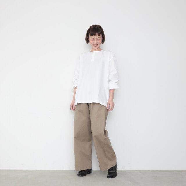 Tsutsu pants / biscuit | iichi 日々の暮らしを心地よくするハンドメイドやアンティークのマーケットプレイス