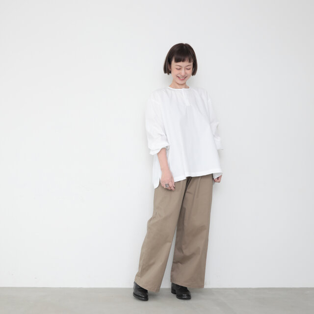 Tsutsu pants / biscuit | iichi 日々の暮らしを心地よくするハンドメイドやアンティークのマーケットプレイス