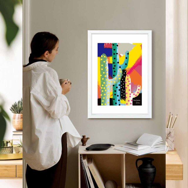 ポップなサボテン 植物 送料無料 イラスト たのしくなるお部屋 ポスター アートポスター アートsei検索新着順 3486 | iichi 日々の暮らしを心地よくするハンドメイドやアンティーク ...