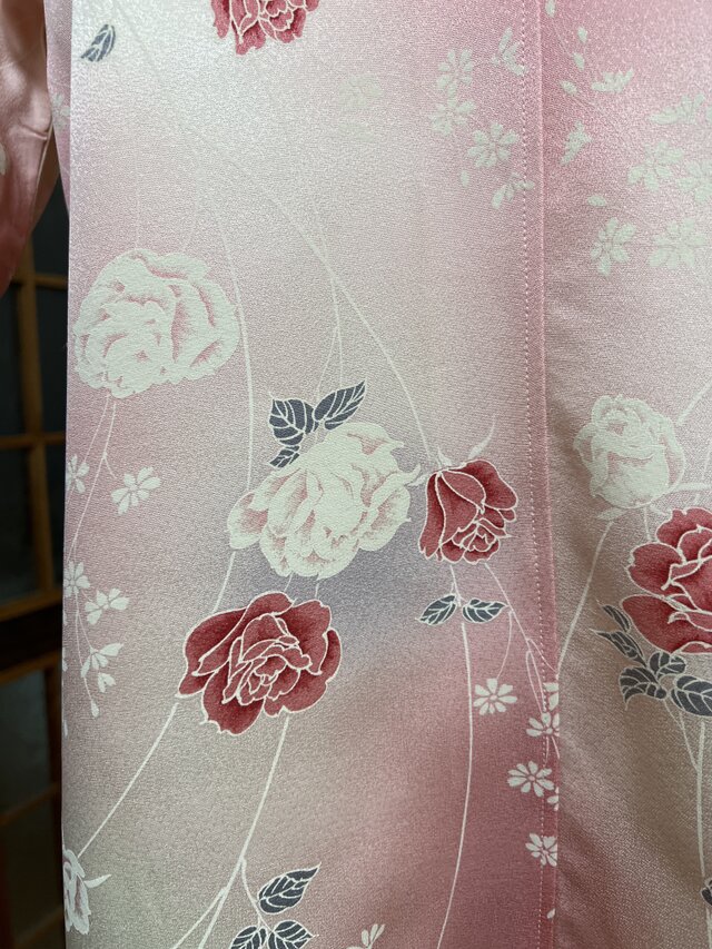 花柄模様、リメイクアロハシャツ、着物、ピンク、M寸！ | iichi 日々の暮らしを心地よくするハンドメイドやアンティークのマーケットプレイス