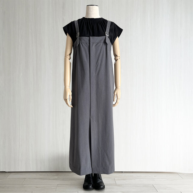 フレンチ袖クルーギャザープルオーバー_ダブルガーゼ綿100％_Black | iichi 日々の暮らしを心地よくするハンドメイドやアンティークのマーケットプレイス