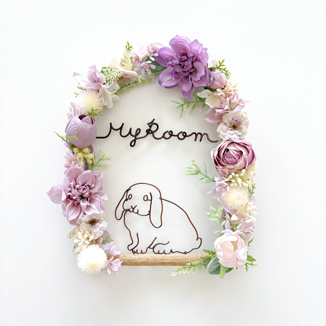 ホーランドロップのMy Room フラワーアーチオーナメント | iichi 日々の暮らしを心地よくするハンドメイドやアンティークのマーケットプレイス