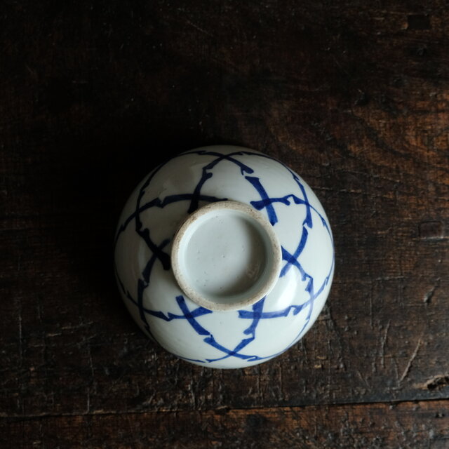 【特価¥1200→¥750】煮物を盛り付けたくなる 素敵な文様。瀬戸焼 染付中鉢 骨董・antiques 大正~昭和初期 | iichi 日々の暮らしを心地よくするハンドメイドやアンティークの ...