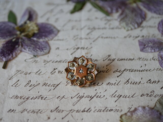 ナポレオン三世 FIX アンティークブローチ アンティークのある生活 | iichi 日々の暮らしを心地よくするハンドメイドやアンティークのマーケットプレイス