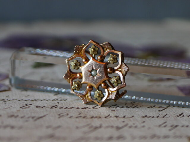 ナポレオン三世 FIX アンティークブローチ アンティークのある生活 | iichi 日々の暮らしを心地よくするハンドメイドやアンティークのマーケットプレイス