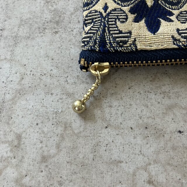 ゴブラン織のポーチ（p-030) | iichi 日々の暮らしを心地よくするハンドメイドやアンティークのマーケットプレイス