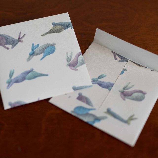 ポチ袋[RABBIT] | iichi 日々の暮らしを心地よくするハンドメイドやアンティークのマーケットプレイス