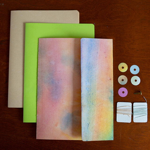 A5ノート手製本キット（レシピ付き） | iichi 日々の暮らしを心地よくするハンドメイドやアンティークのマーケットプレイス